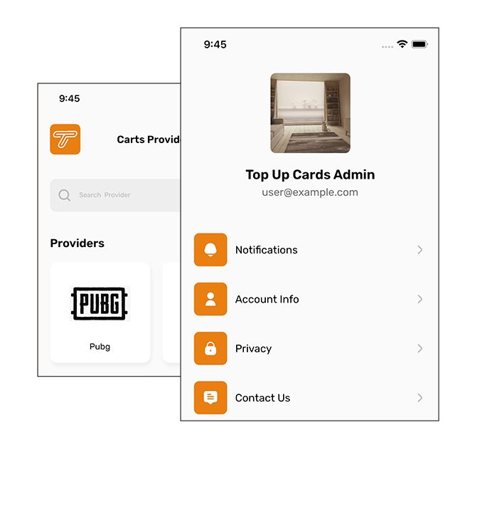 Topup Cards